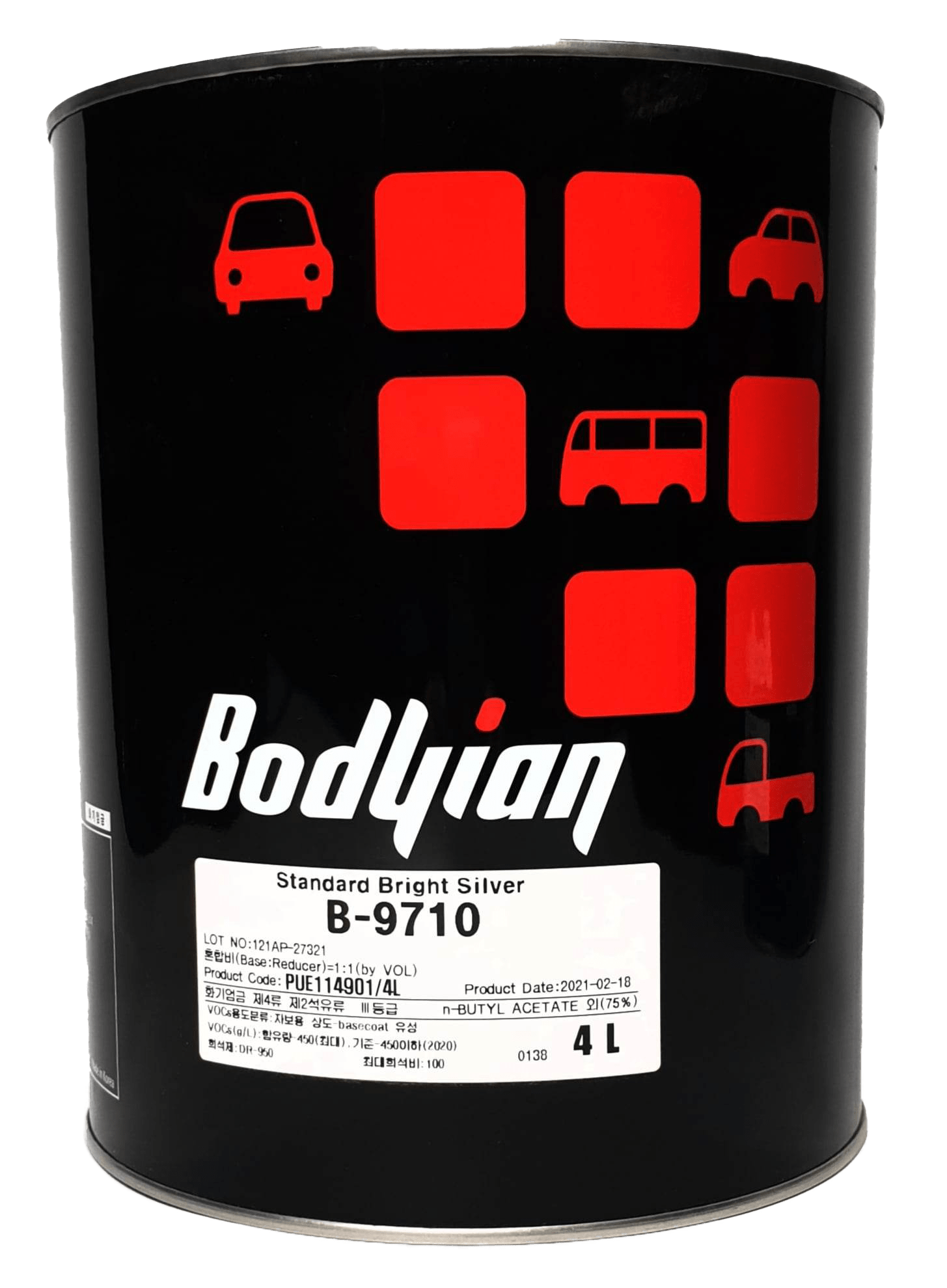 B 9710 4 Standard Bright Silver 4ltr National Paints Australia B 9710 4 Standard Bright Silver 4ltr National Paints Australia